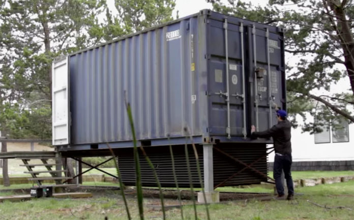 Unique & Modern 160 Square Foot Shipping Container Home - Off Grid World