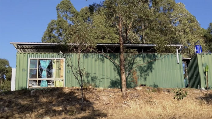 Couple Lives the Off Grid Dream in a Shipping Container Home - Off Grid ...
