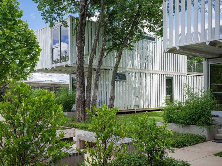 The Lily Pad Shipping Container House - Off Grid World