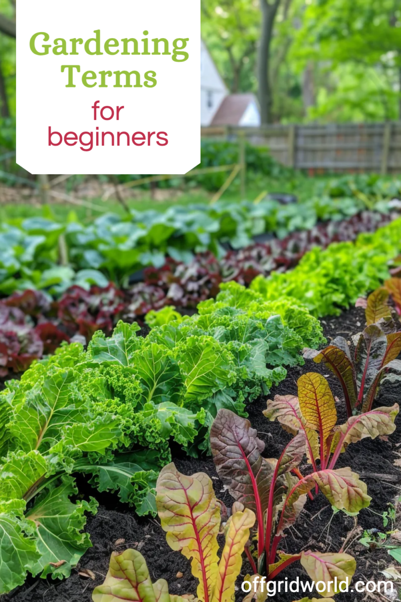 Essential Gardening Terminology for Beginners - Off Grid World